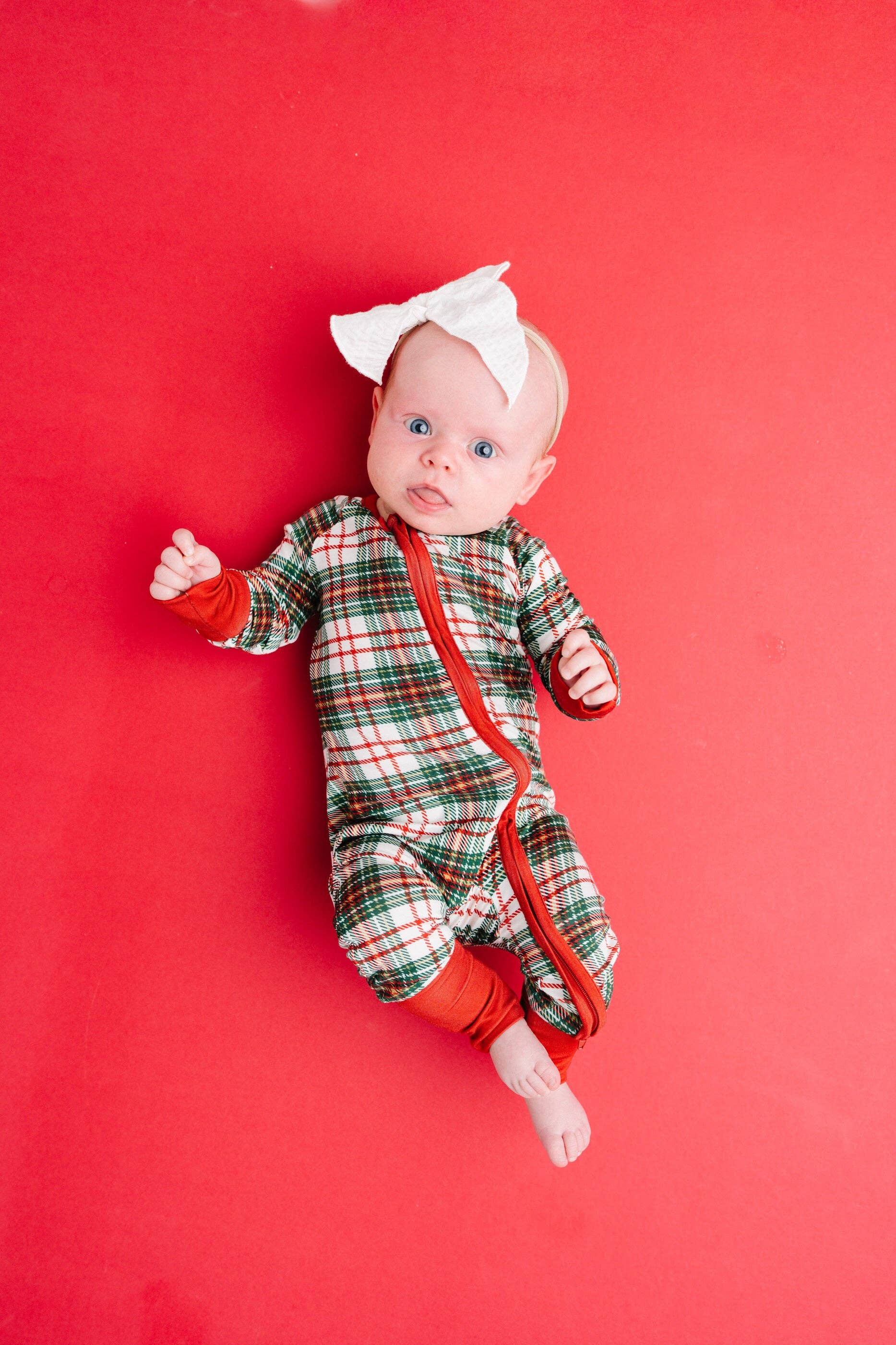 Bamboo Sleeper - Christmas Plaid – Sweetest Beginnings