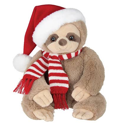 Santa Sloth - Plush Toy – Sweetest Beginnings